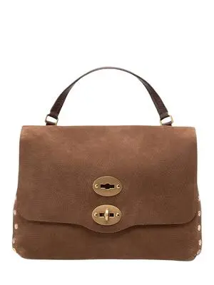 ZANELLATO Shoulder Bag Postina Jones Nabuk - Brown