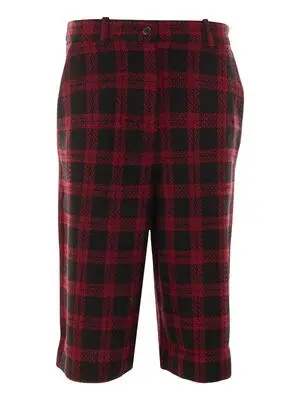 PINKO PINKO Bergenia Tweed Plaid Shorts