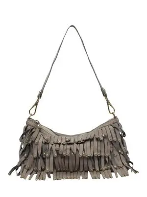 CAMPOMAGGI Campomaggi Campomaggi Fringed Bag Natalia Gray