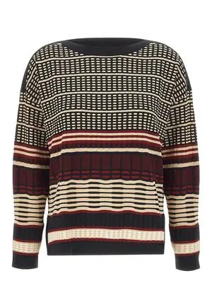 ELENA MIRO` ELENA MIRO` "Patterned Pullover"