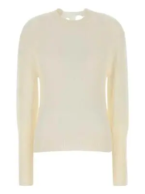 LANVIN LANVIN Gros-Grain Knot Detail Jumper Gray