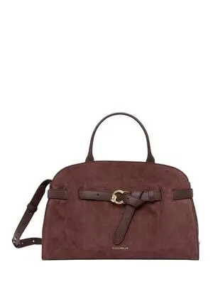 COCCINELLE Sabine Suede Medium Bag - Red
