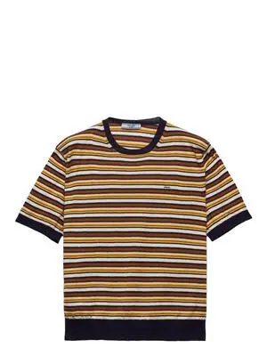 PRADA Prada Striped Cashmere Sweater