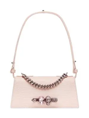 Alexander McQueen Jewelled Mini Shoulder Bag - Pink
