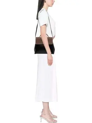 LOEWE 2016 Bicolor Leather Velazquez Twist Top Handle Bag Satchel