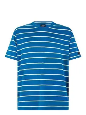 Paul & Shark Striped Short-sleeve T-shirt - Blue