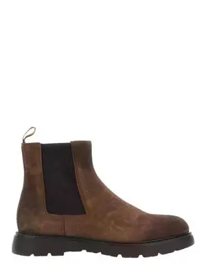 DOUCAL'S Suede Chelsea Boots - Brown