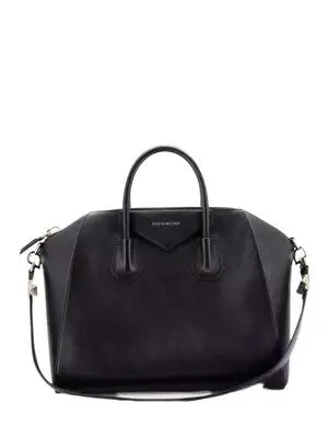 Givenchy Antigona Bag Leather Medium Satchel - Black