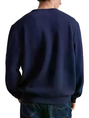 Polo Ralph Lauren Logo-embroidered Crew-neck Sweatshirt - Blue