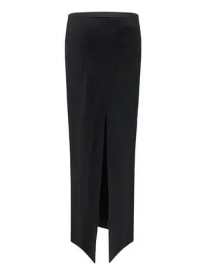 HEVO Hevo Maxi Skirt With Back Slit Black