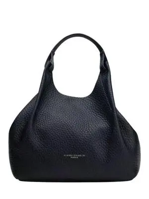 GIANNI CHIARINI Dua Grainy Leather Tote Bag - Blue