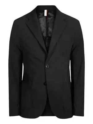 PMDS PREMIUM MOOD DENIM SUPERIOR Single-breasted Notch-lapel Blazer - Black