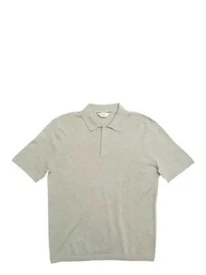 BLUE DE GÊNES Diamond-knit Polo Shirt - Green