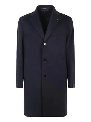 Tagliatore Wool Double-breasted Peacoat - Grey