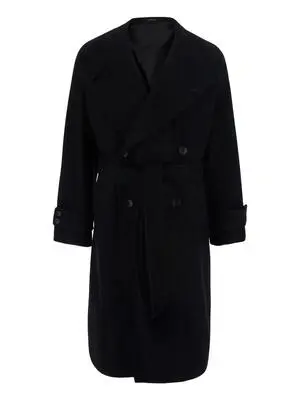 TAGLIATORE Tagliatore Double-Breasted Belted Coat