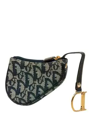 Dior 2002 Diorissimo Trotter Saddle Coin Pouch - Blue