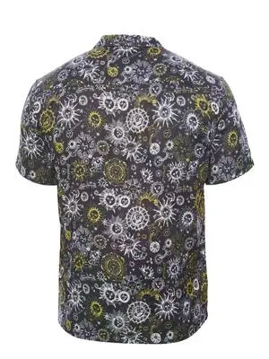 BOARDIES Sun-print Camp-collar Shirt