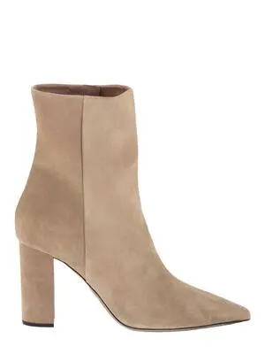 Paris Texas Anja Pointed-toe Ankle Boots - Neutrals