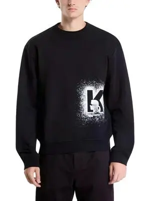 Karl Lagerfeld Logo-print Sweatshirt - Black