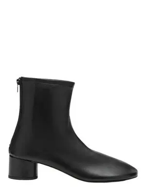 Dear Frances Harlie Rear-zip Ankle Boots - Black