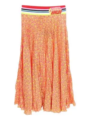 FENDI Fendi Printed Silk Midi Skirt