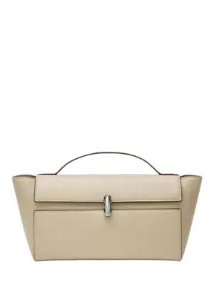 Savette Trapeze Pochette Tote Bag - Neutrals