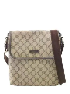 GUCCI 2000s Gg Supreme Canvas Shoulder Bag