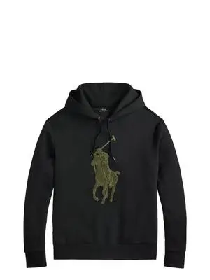 Polo Ralph Lauren Big Pony Double-knit Hoodie - Black