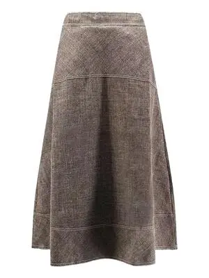 Soeur Janelle Midi Skirt - Brown
