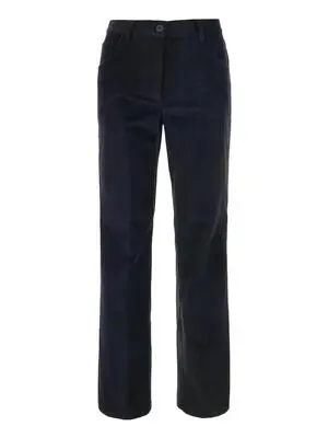 SEMICOUTURE Semicouture Corduroy Straight-Leg Trousers