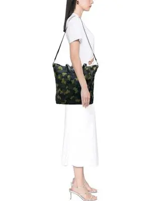 Prada 2013-2026 Tessuto Stampato Satchel - Green
