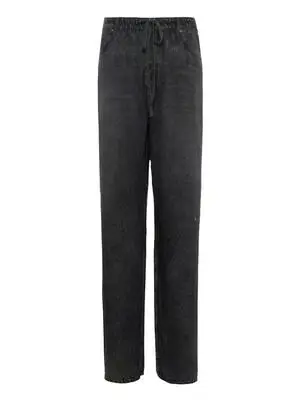 Rag & Bone Rag & Bone Miramar Slink Drawstring Jeans Black