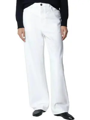 RÓHE Bruun Baggy Jeans In Optic - White