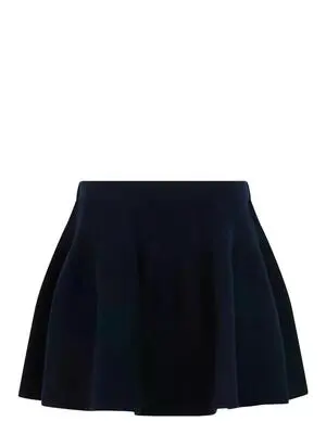 LISA YANG Knitted Flared Mini Skirt