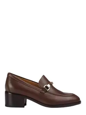 DOUCAL'S Horsebit Leather Loafers - Brown