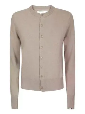 Extreme Cashmere Button-up Cardigan - Brown