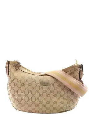 Gucci Gucci 2000s GG Canvas Shoulder Bag Neutrals