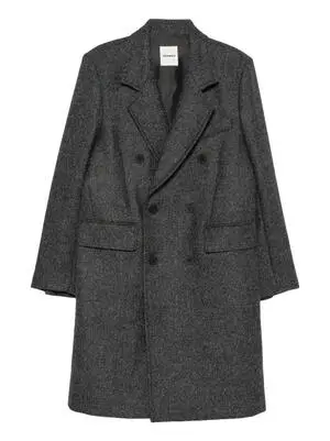 SANDRO SANDRO Achille Double-Breasted Coat
