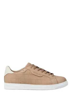 Michael Kors Keating Leather Sneakers - Brown
