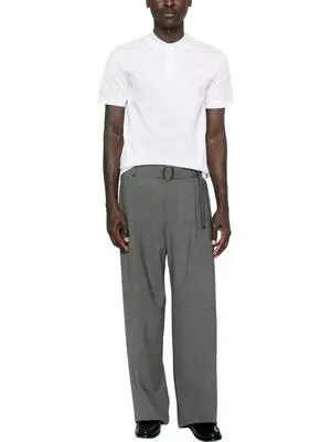 Prada Short-sleeve Polo Shirt - White