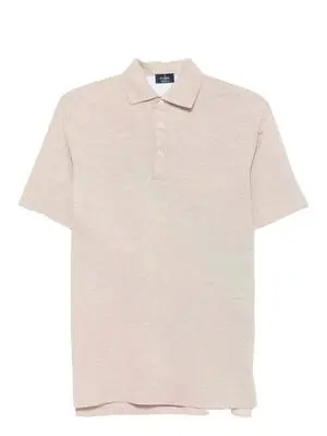BARBA NAPOLI Short-sleeve Polo Shirt - Neutrals
