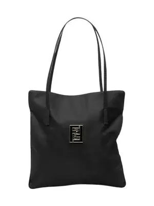 Fendi 20th Century Nylon Tote Bag - Black