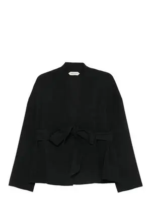 Alberta Ferretti Belted Jacket - Black