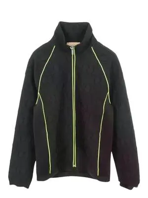 GUCCI Gucci GG Embossed High Neck Zip-Up Jacket