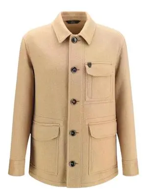 Brioni Workwear Cashmere Jacket - Neutrals