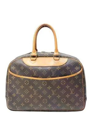 LOUIS VUITTON Monogram Canvas Deauville Tote Bag - Brown