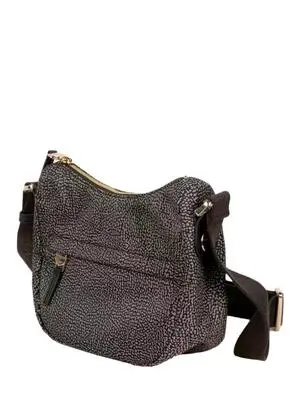 Borbonese Op-print Shoulder Bag - Grey