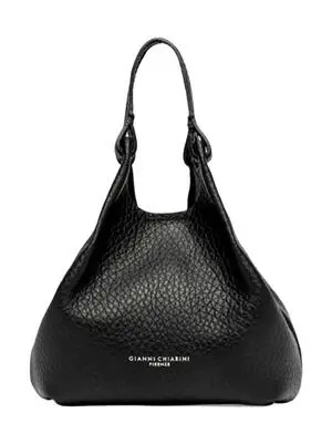 GIANNI CHIARINI Dua Grained Leather Tote Bag - Black