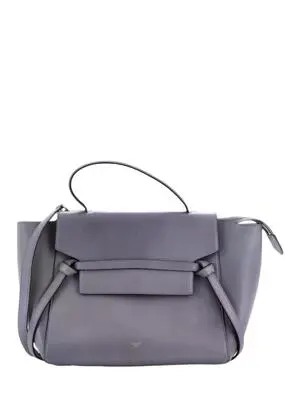 Celine Belt Bag Calfskin Mini Satchel Grey