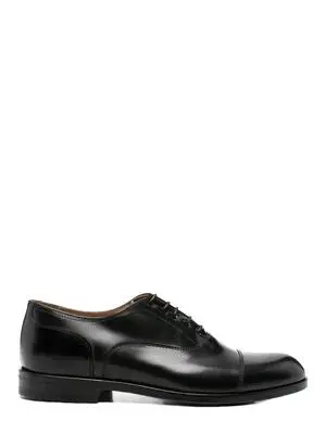 GREEN GEORGE Lace-up Derby Shoes - Black